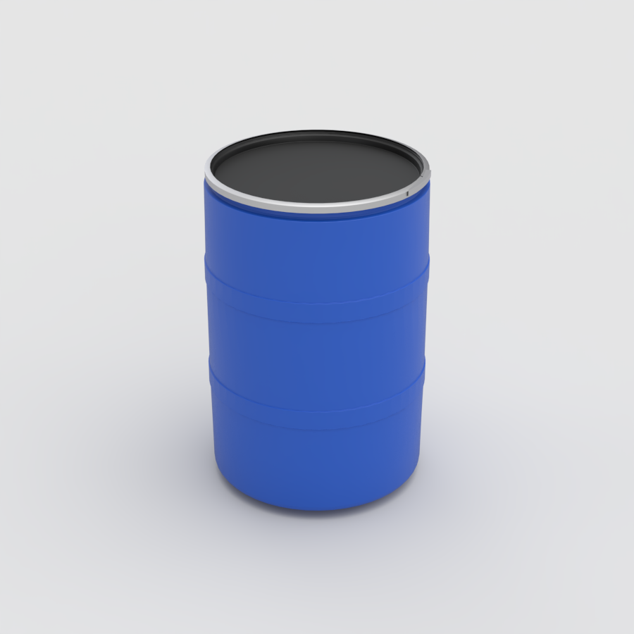 Tambo de plástico abierto 200 litros (A-55) | Plastank