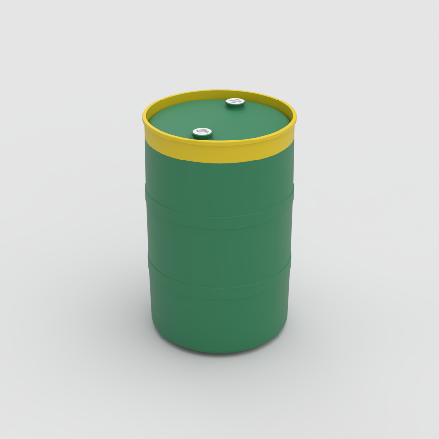 Tambo cerrado de plástico 200 litros (C-55) | Plastank